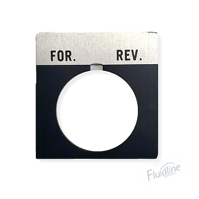 Panel Mounted Valve Legend Plate [59068-62]